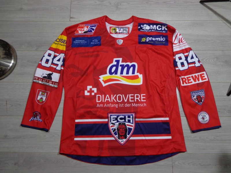 Orig. HOKEJAŠKI dres EC HANNOVER vel.2XL -NOVO-