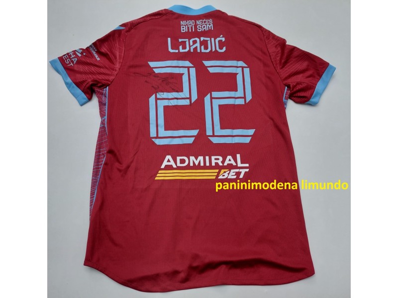 ADEM LJAJIC 22,FK NOVI PAZAR IGRACKI POTPISAN DRES RARE