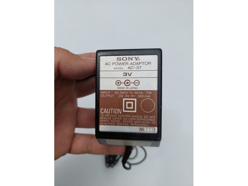 Sony AC adaptor AC-37 3V power supply
