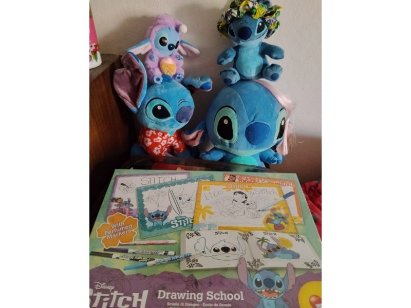 DISNEY STITCH *STIČ* ŠKOLA CRTANJA