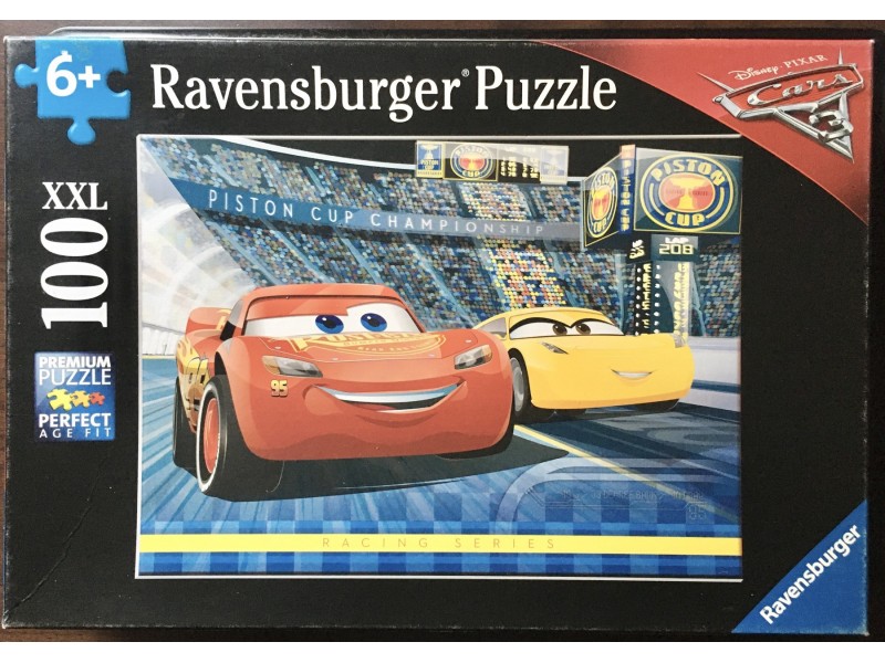 Ravensburger puzle- automobili, neostaju 2 dela u kutij