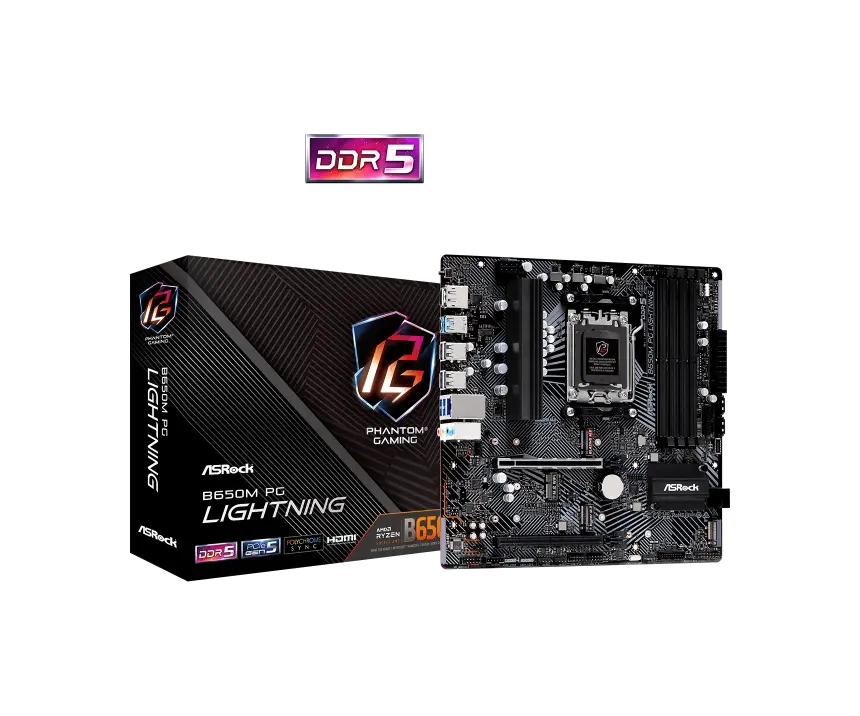 MB AM5 Asrock B650M PG Lightning