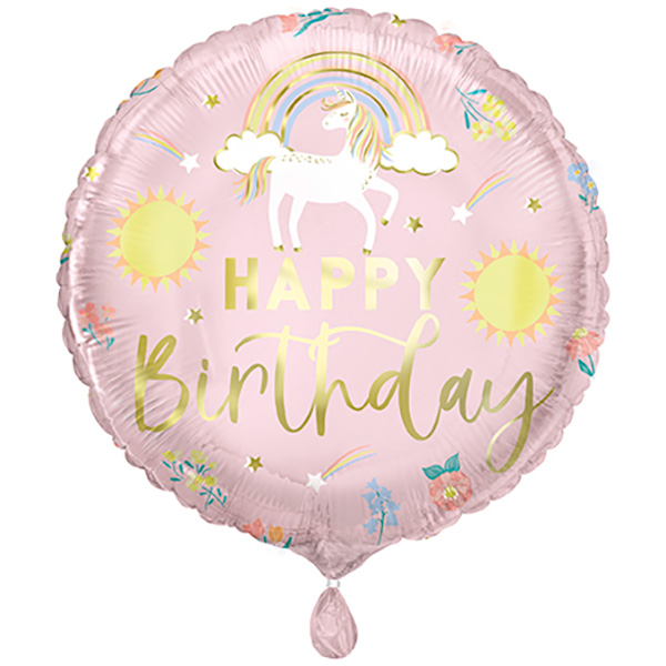 80809U
18″ Foil Happy Birthday Unicorn