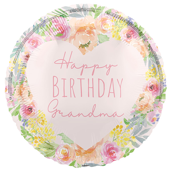 81986U
18″ Foil Happy Birthday Grandma
