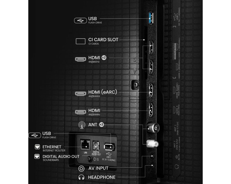 HISENSE 75 inča 75E8Q Mini-LED 4K UHD Smart TV