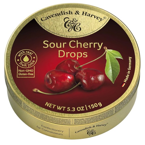 Cavendish & Harvey Sour Cherry Drops 175g
