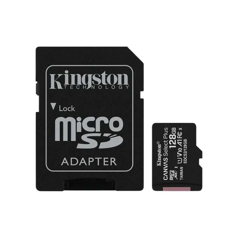 Kingston Canvas Selekt Plus microSDXC 128GB kartica sa adapterom