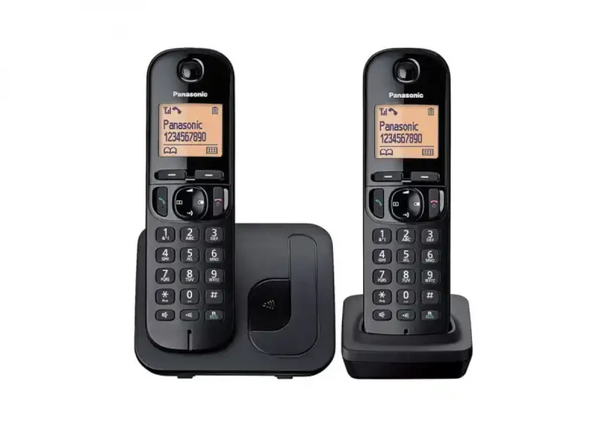 Bežični telefon Panasonic KX-TGC 212 FXB Crni - duo