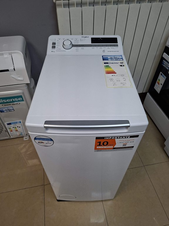 VEŠ MAŠINA WHIRLPOOL TDLR P66 BS IT, 6 KG