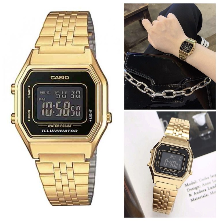 CASIO Vintage LA680WGA-1B ručni sat