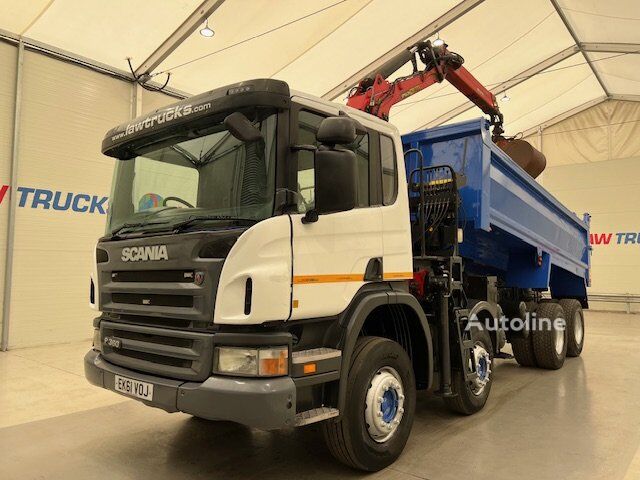 Scania P360 8x4 Steel Tipper Grab Manual kiper