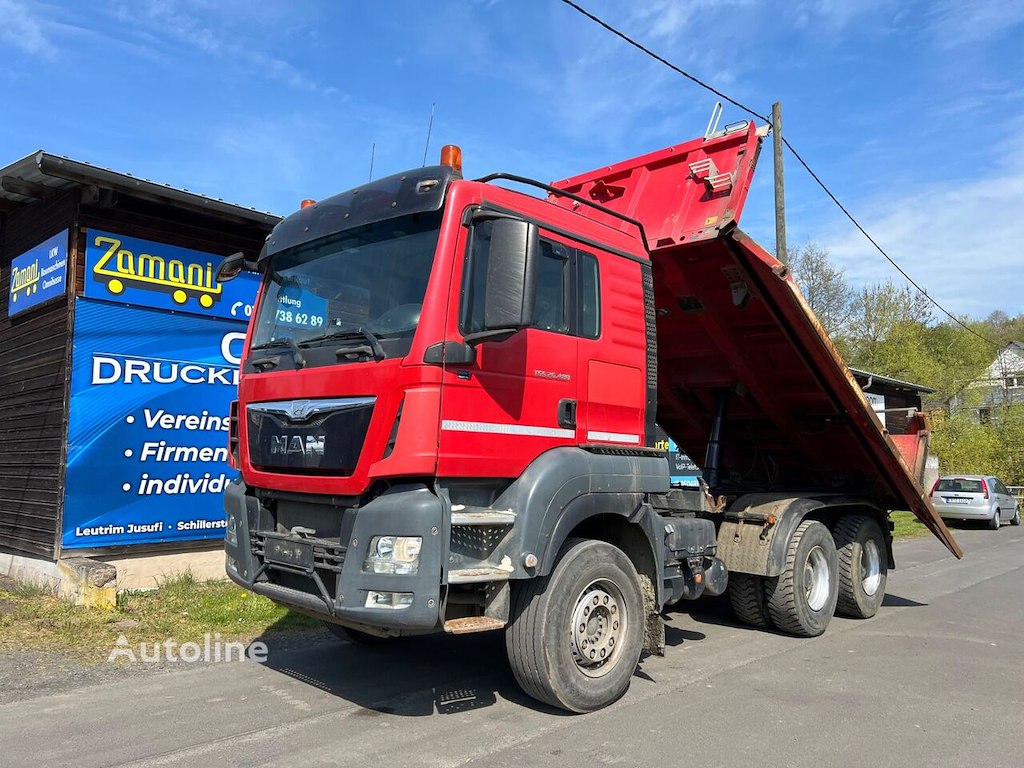 MAN TGS 26.480/MEILLER 3-Seiten Kipper/Bordmatik/6x4 kiper
