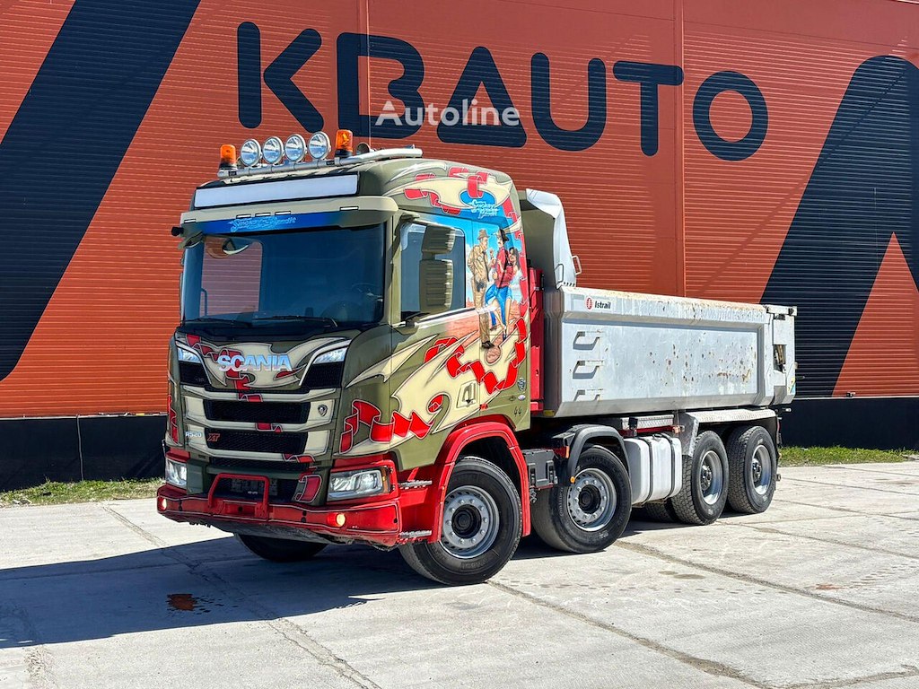 Scania R 520 8x4 RETARDER / FULL STEEL / BOX L=5582 mm kiper