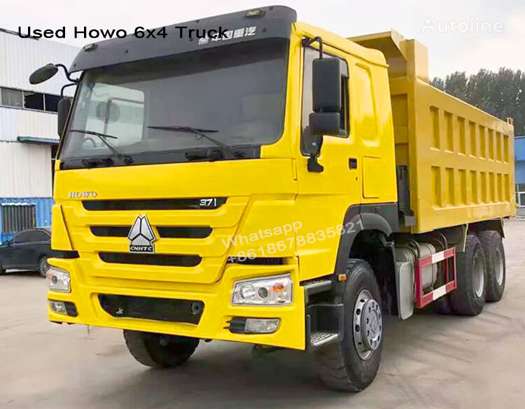 Howo Howo Used 6x4 10 Wheeler Dump Tipper Truck for Sale kiper