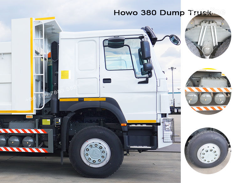 Novi Sinotruk Howo 380hp 6x4 Sinotruk Howo Dump Truck for Sale in Cameroon kiper