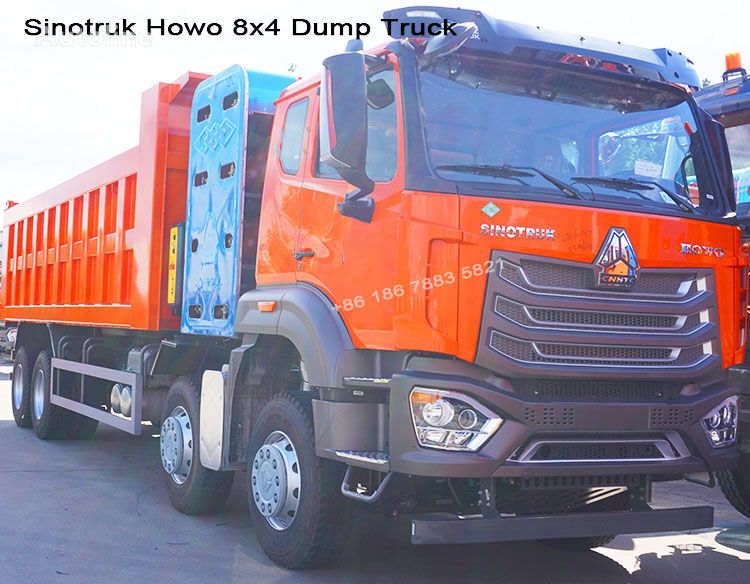 Novi Howo Sinotruk Howo 8x4 12 Wheeler Dump Trucks for Africa kiper