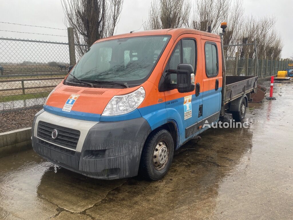 Prodaje se Fiat Ducato 120 Multijet (33) Lad & Mandskabsvogn med HIAB kran kamion s ravnom platformom < 3.5t na aukciji
