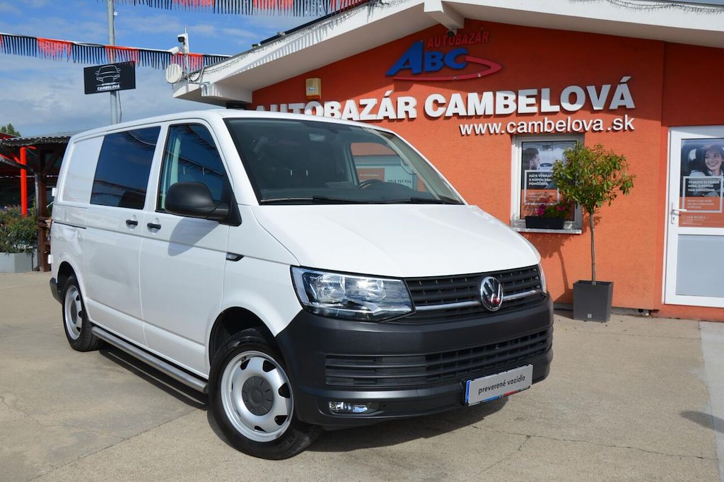 Volkswagen T6 Transporter 2,0 TDi 75KW M5 3-miestne minibus furgon