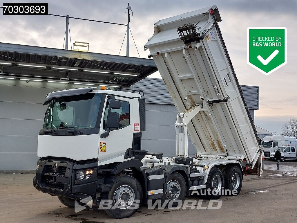 Renault C 440 K 8X4 13m3 2-way tipper Retarder Full Steel Big Axle Retar kiper