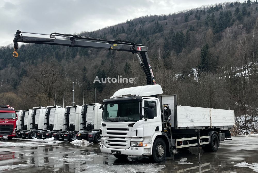 Scania P340 kamion s ravnom platformom