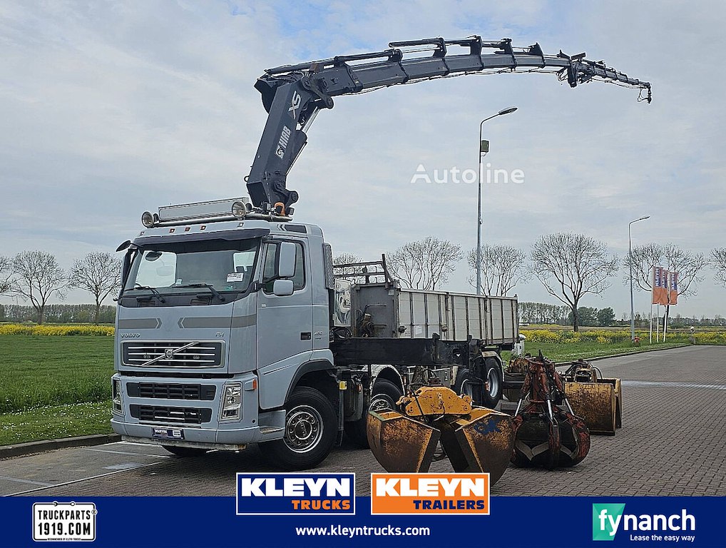 Volvo FH 13.480 8X2 HIAB 477E6 +JIB kamion s ravnom platformom