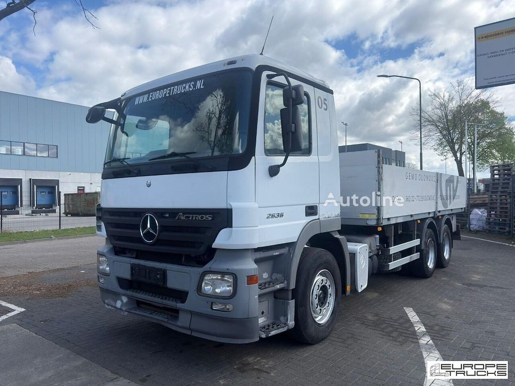Mercedes-Benz Actros 2636 Full Steel - EPS 3 Ped - Airco - 6x4 kamion s ravnom platformom