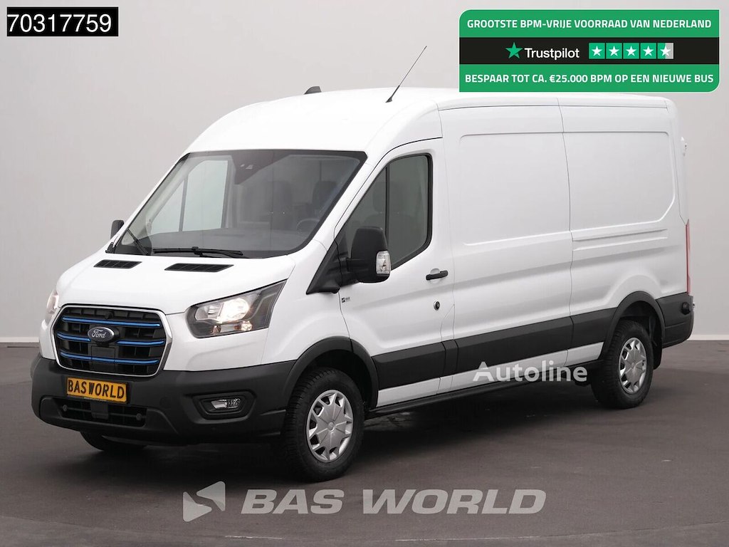 Ford e-Transit 184pk Elektrisch 68kWh 317km WLTP L3H2 Navi Airco Crui laki furgon