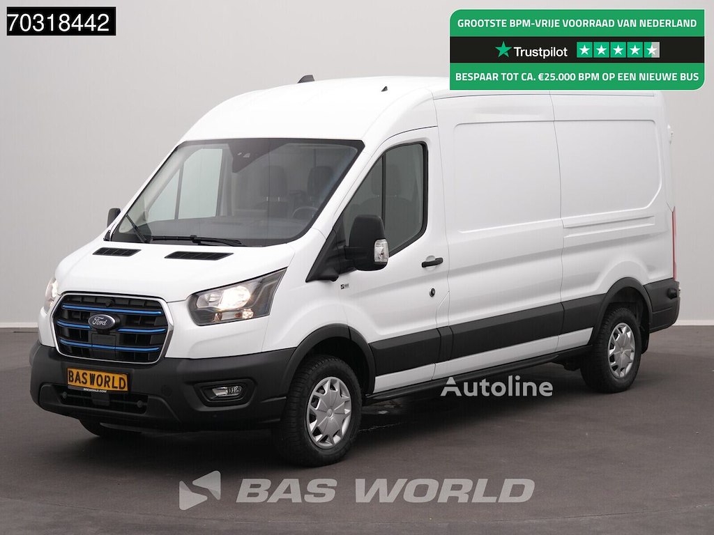 Ford e-Transit 184pk Elektrisch 68kWh 317km WLTP L3H2 Navi Airco Crui laki furgon