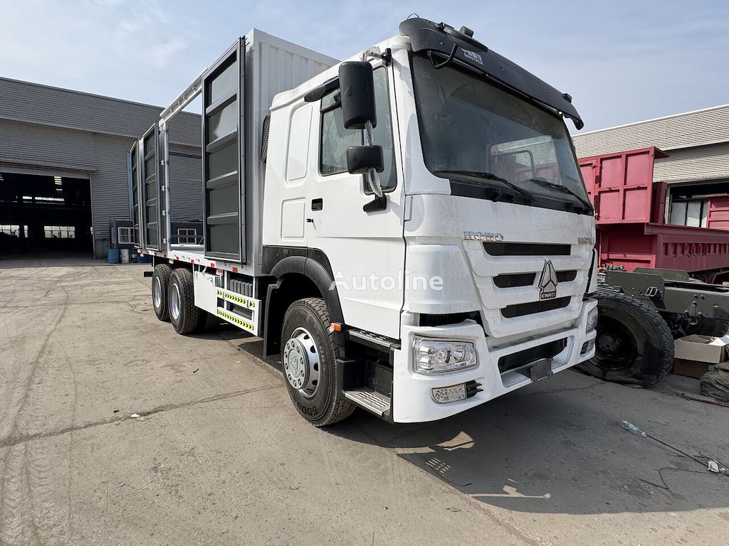 Novi Howo 6x4 Cargo Box Truck 371hp kamion furgon