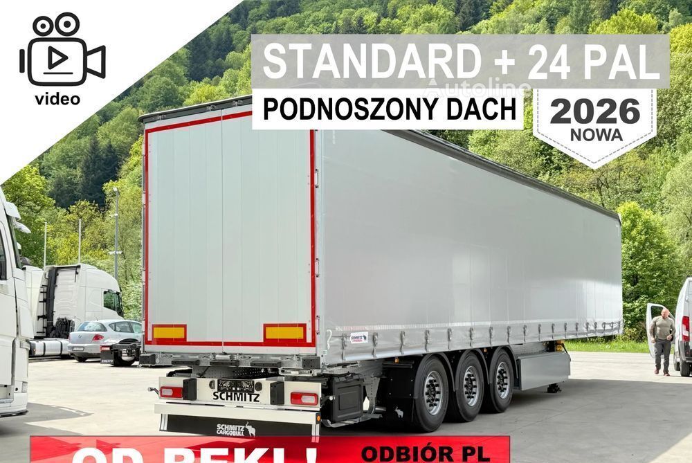 Nova Schmitz Cargobull STANDARD + PDN DACH poluprikolica sa kliznom ceradom