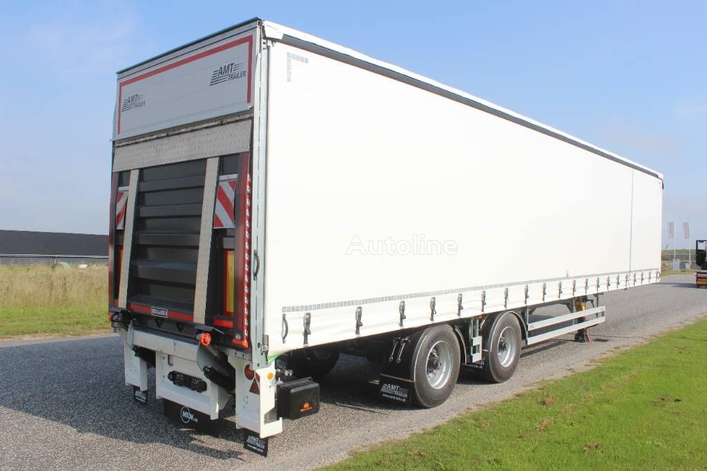 Nova AMT CI200 2 akslet city-gardintrailer med lift poluprikolica sa kliznom ceradom