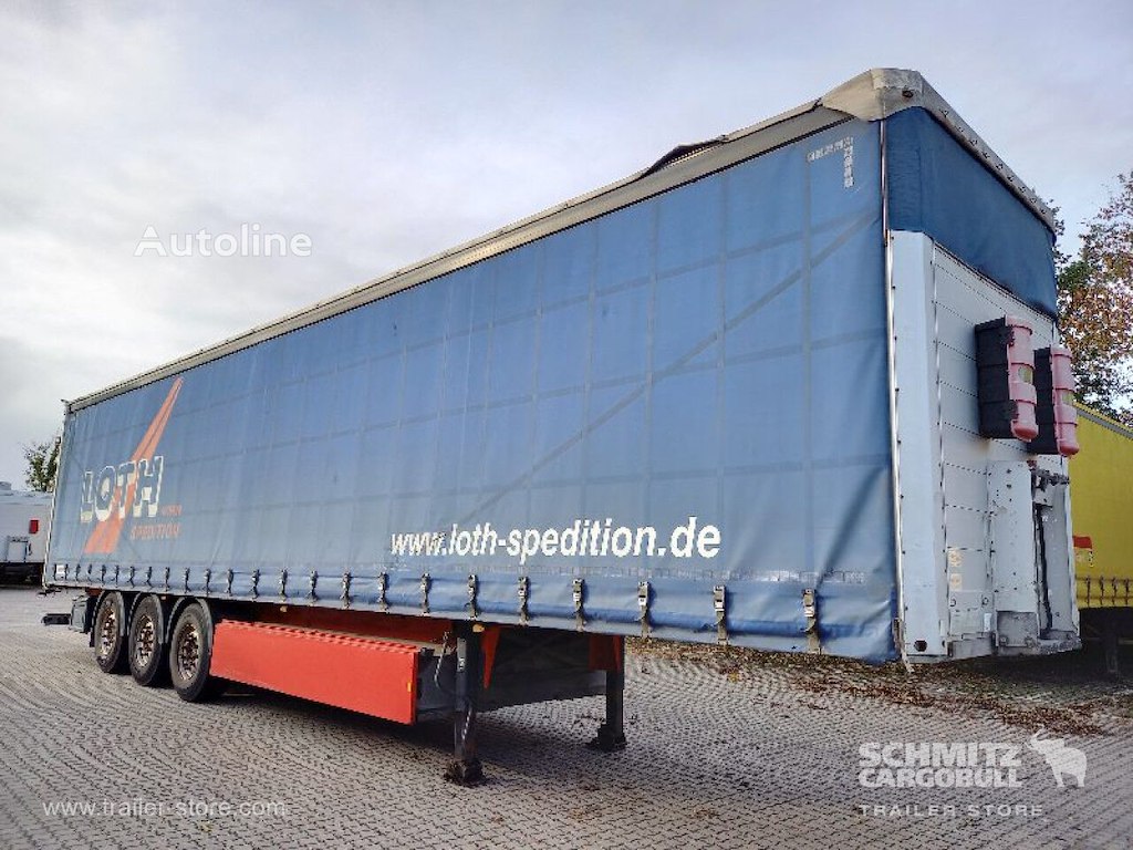 Schmitz Cargobull Auflieger Curtainsider Standard Forklift holder poluprikolica sa kliznom ceradom