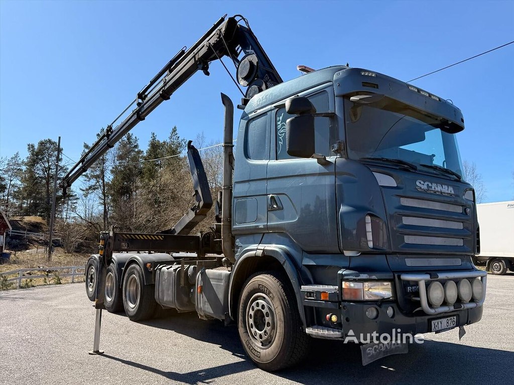 Prodaje se Scania R500 rol kiper sa kukom na aukciji