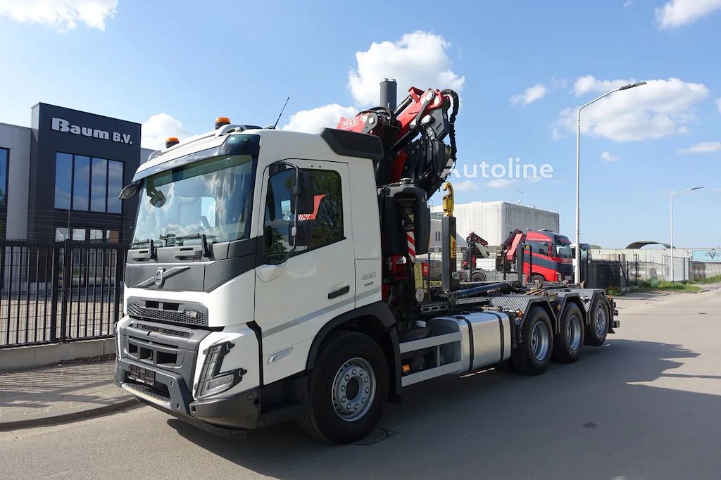 Volvo FMX 460 8X4 TRIDEM / HAAKSYSTEEM / FASSI F295A.2.26 E-DYNAMIC + kamion rol kiper