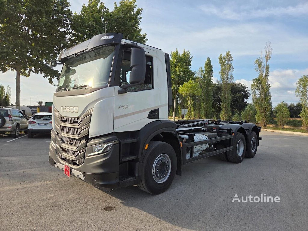 IVECO Iveco X-WAY AD280X46Y/PS 6x2 + Multilift Optima 20S56 kamion rol kiper