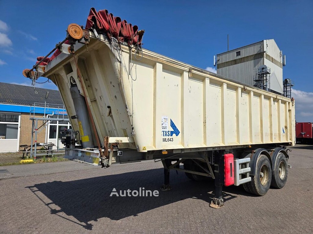 Stas ROR - Drum Stas 2-axle tipper - ROR axles - Drum brakes - Leaf s poluprikolica kipera