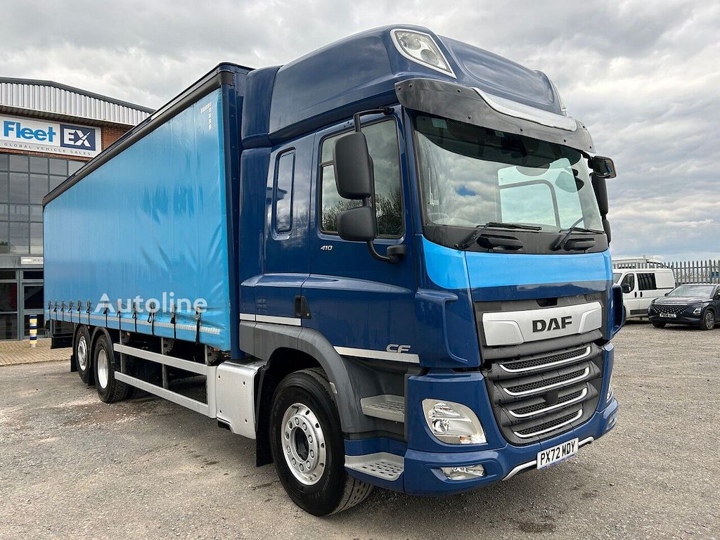 DAF CF 410 FAR 26 TONNE *EURO 6* CURTAINSIDER 2022 – PX72 MDY kamion sa klizna zavesa cerada
