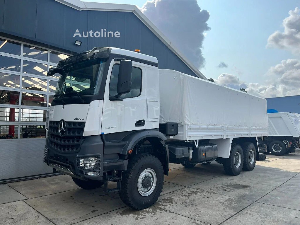 Novi Mercedes-Benz Arocs 3340 A 6x6 Cargo Truck kamion sa klizna zavesa cerada