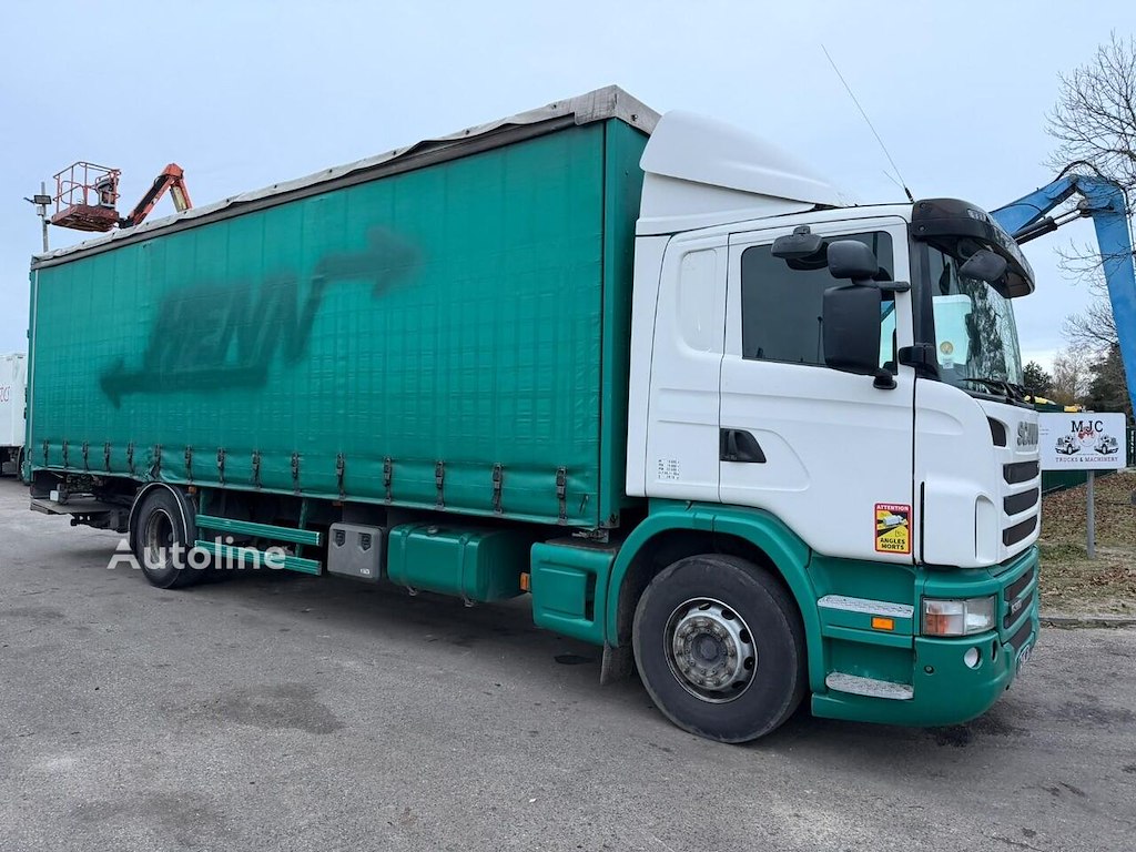 Scania G360 4x2 CURTAINSIDE BOX (9m20 x 2m55 x 2m50) - RETARDER - MANUA kamion sa klizna zavesa cerada