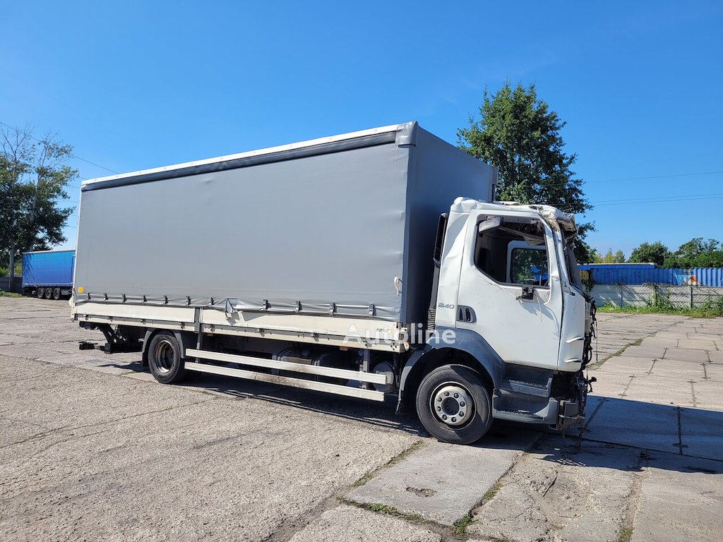 Volvo FL 290 kamion sa klizna zavesa cerada nakon udesa