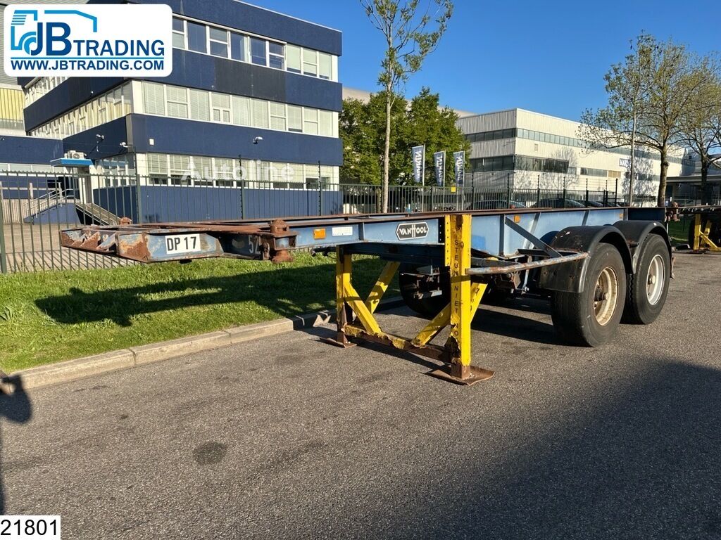 Van Hool Chassis 20 ft, Leaf spring poluprikolica za prevoz kontejnera