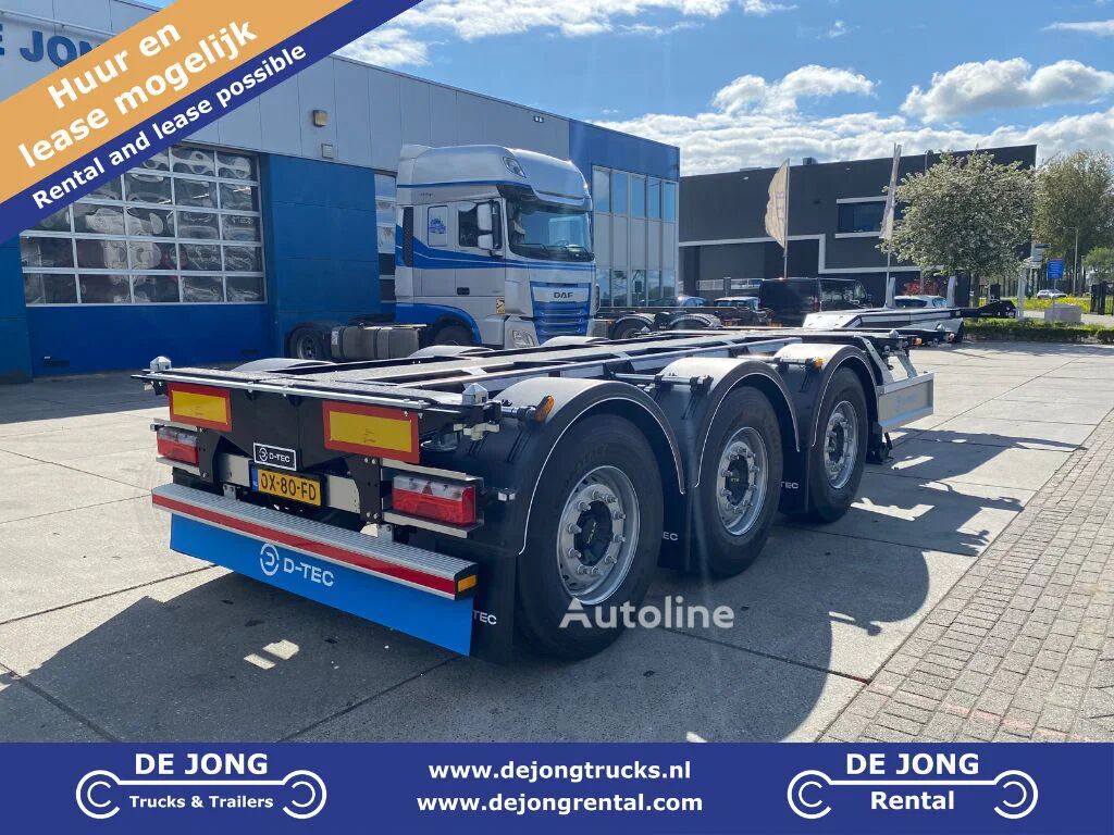 Nova D-Tec FLEXITRAILER FT-LS-S / New / 3x Extendable / 1x Lift Axle poluprikolica za prevoz kontejnera