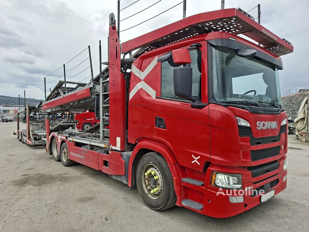 Scania G5006x2 MetagoPro-IntagoTT Euro6T autotransporter + prikolica autotransportera