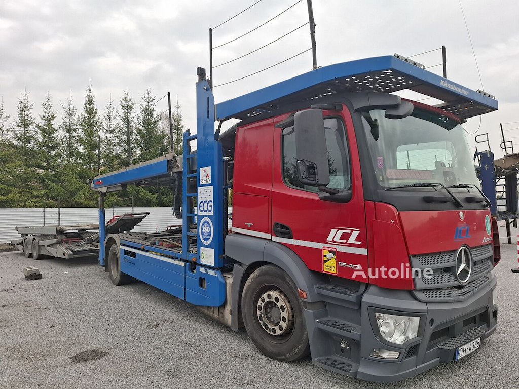 Mercedes-Benz Actros autotransporter + prikolica autotransportera