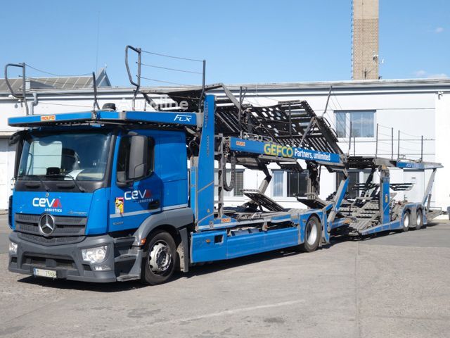 Mercedes-Benz Actros 1843 4x2 Rolfo FLX, Certifikation VDI autotransporter + prikolica autotransportera