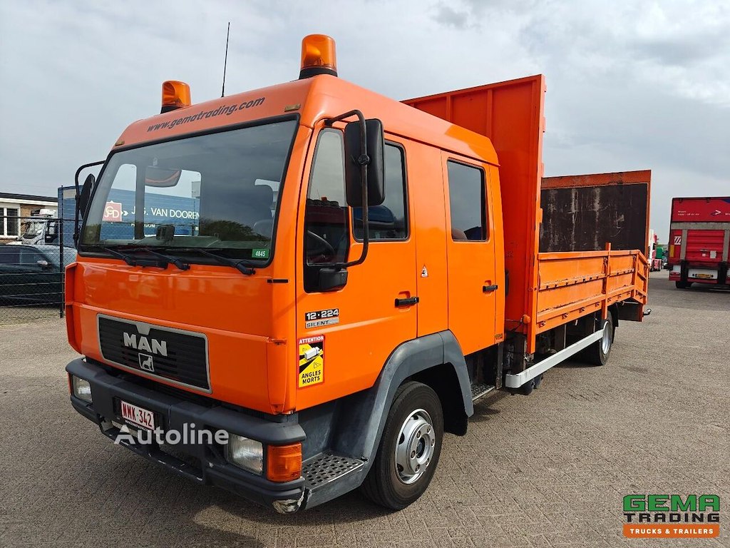 MAN 12.224 LC 4x2 Double Cab (7-seater) Euro 0 - 5.65m Loading Plat autotransporter