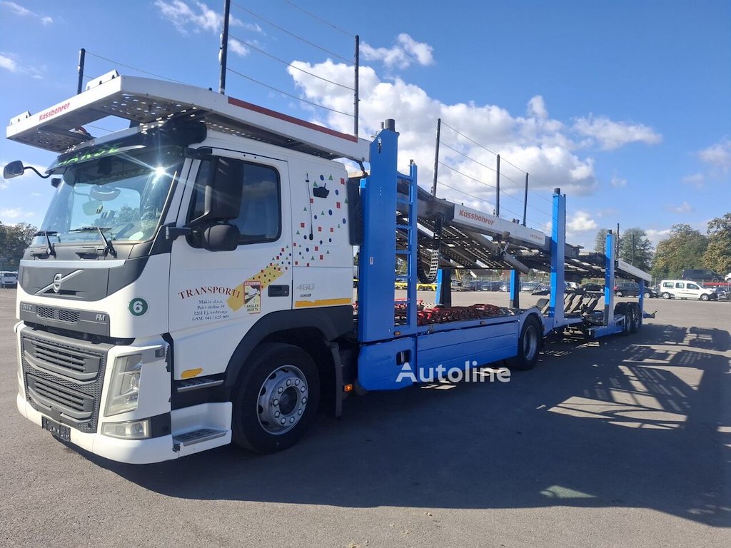 Volvo FM 460 autotransporter + prikolica autotransportera