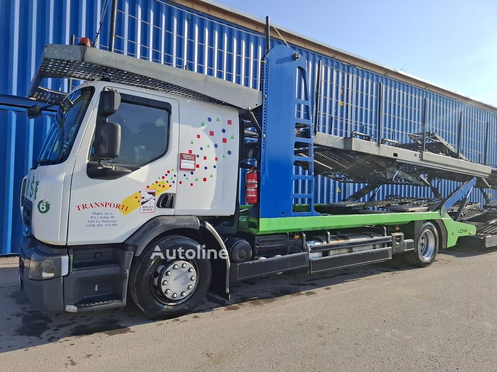 Renault D Wide autotransporter + prikolica autotransportera