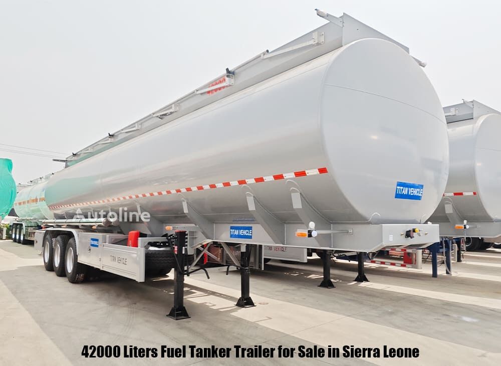 Nova Titan Tri axle 42000 liters fuel tanker trailer for sale in Sierra Leo cisterna za goriva i maziva