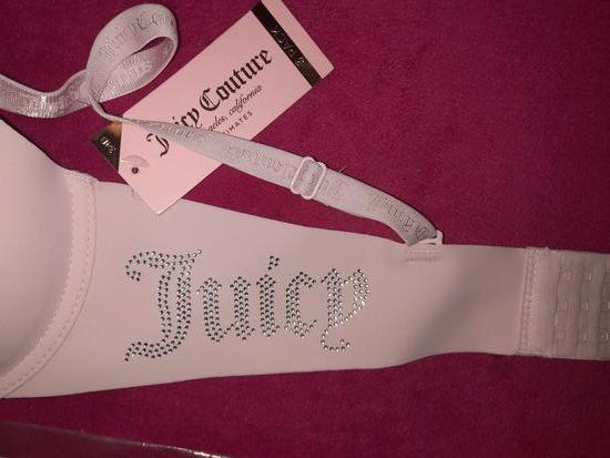 Juicy Couture roze laser cut cirkoni 75B NOVO%